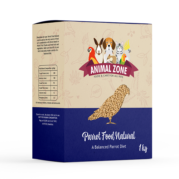 Parrot Food Natural 1kg • Valemount Trading • Animal Zone Parrot Food