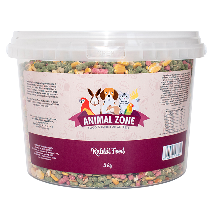 Rabbit Food 3kg • Valemount Trading • Animal Zone Parrot Food