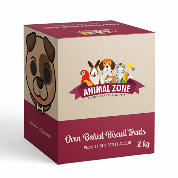 Baked Dog Treats - Peanut Butter • Animal Zone delicious dog treat